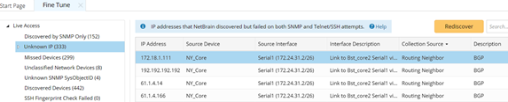 Discover More Network Devices Using Unknown Ip Netbrain Technologies Inc Portal Netbrain